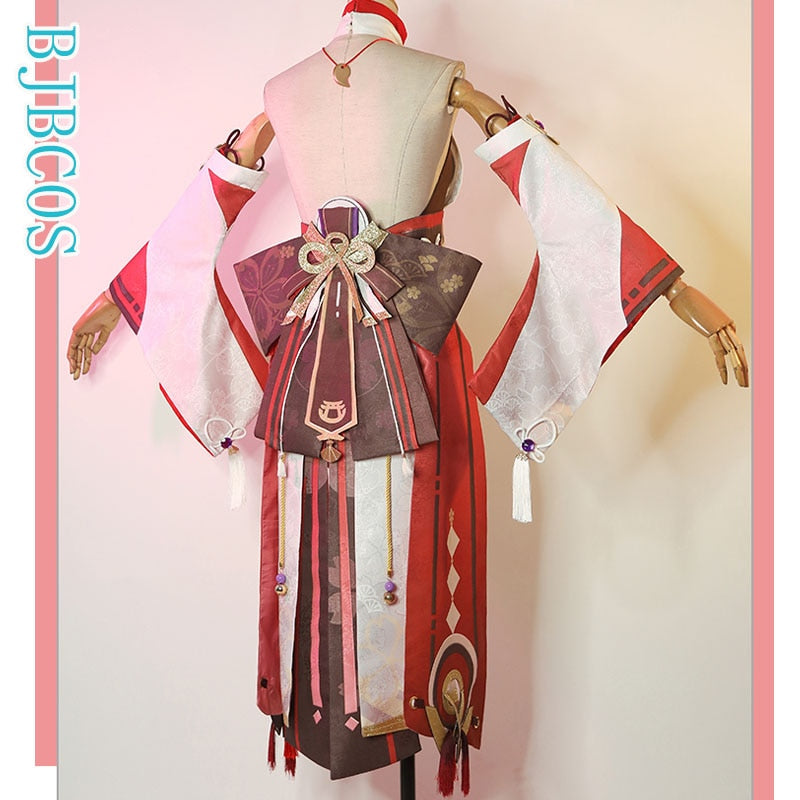 Genshin Impact Yae Miko Guuji Yae Cosplay Costume Cos Wigs Shoes Games ...