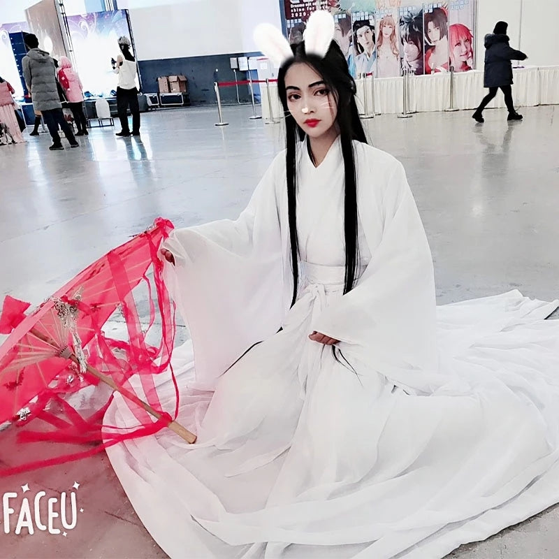 Tian Guan Ci Fu Xie Lian Cosplay Costume Heaven Official's Bless White ...